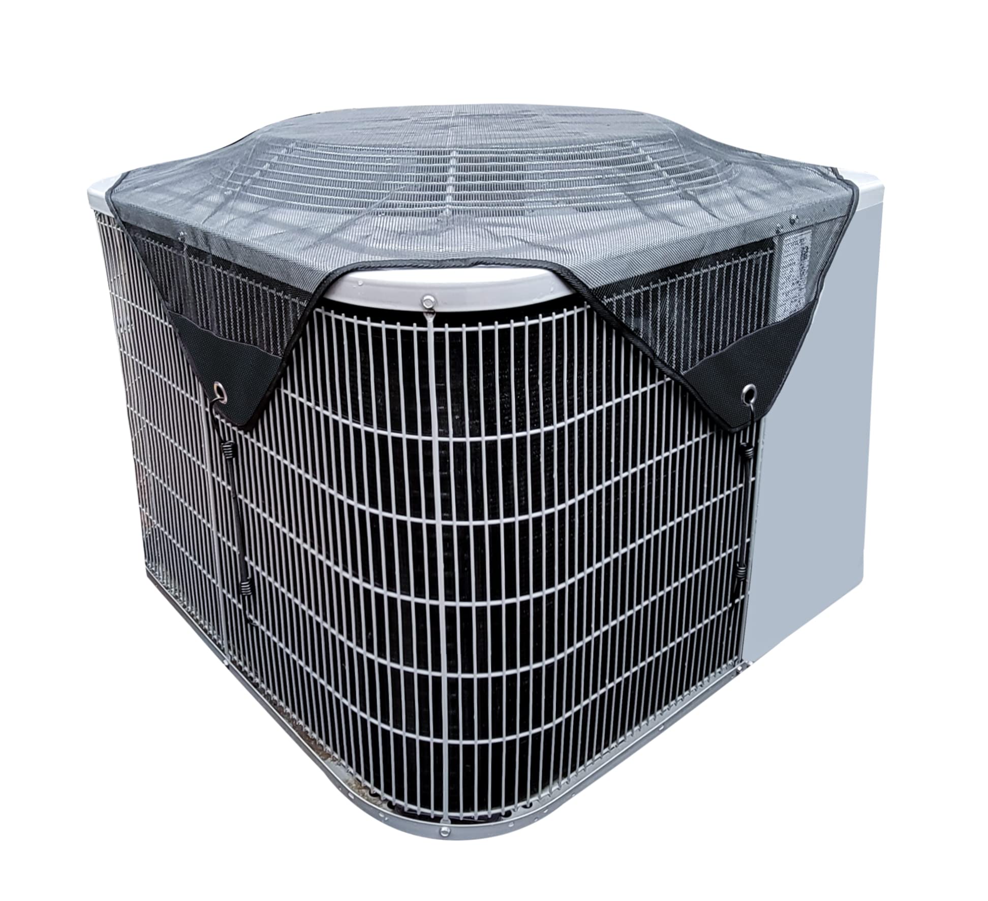 Air Conditioner Covers for Outside Units, Durable Leaf Guard Mesh Ac Cover for Outside Unit All Season Universal Condenser Heat Pump Cover for Outdoor Central AC Defender Set (36" x 36")