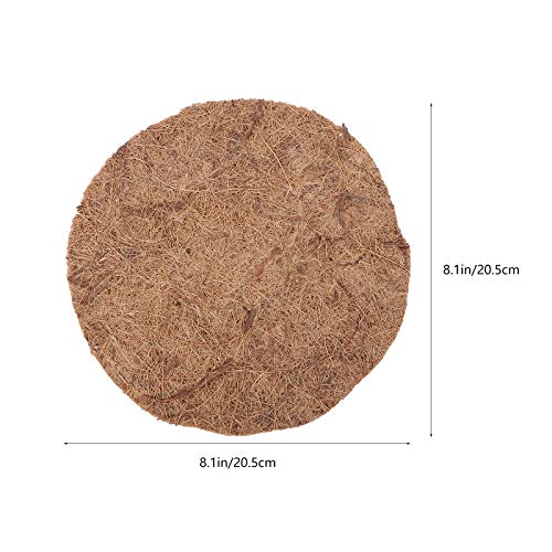 TEHAUX 12pcs Bird Nesting Pad Coconut Fiber Substrate Bird Nest Racing Mat Pigeon Breeding Eggs Materials for Finch Chicken Smalll Animals