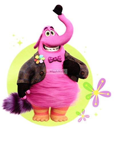 5 Inch Bing Bong Inside Out Movie Disney Pixar Removable Peel Self Stick Adhesive Vinyl Decorative Wall Decal Sticker Art Kids Room Home Decor Boy Children Nursery Baby 5x5 Inch Tall C