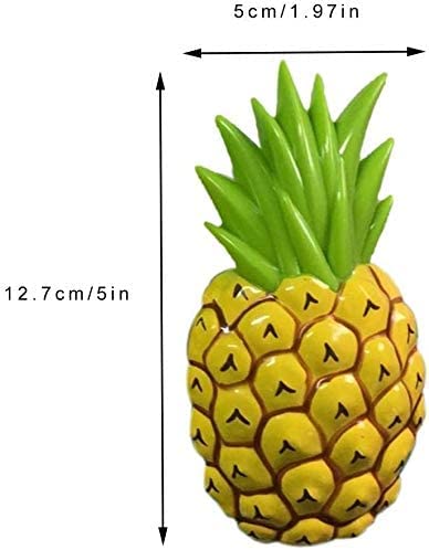 3 Pairs (6 Ct) Pineapple Clip, Beach Towel Clips Jumbo Size for Beach Chair, Cruise Beach Patio, Pool Accessories, Household Close Snacks Clip, Baby Stroller by C&H Solutions