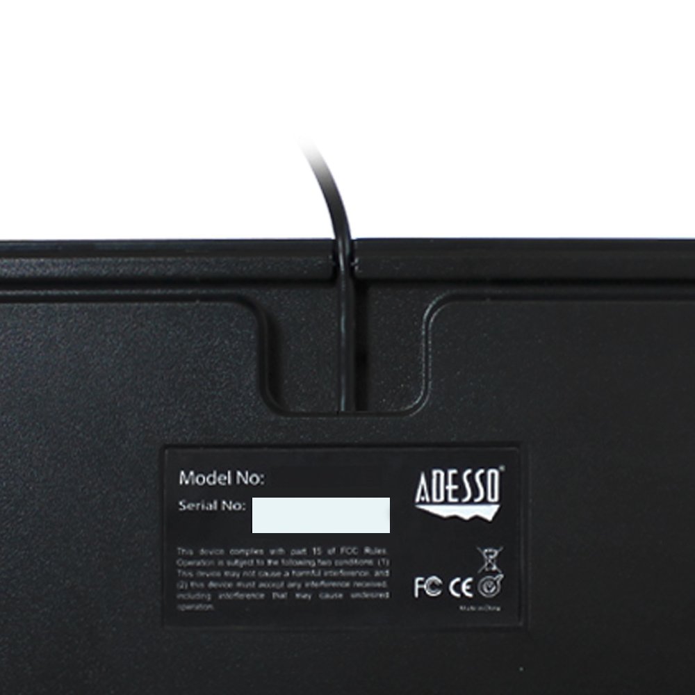 Adesso AKB-635UB- Easy Touch 635 - Full Size Mechanical Gaming Keyboard