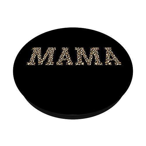 Mama Leopard PopSockets PopGrip: Swappable Grip for Phones & Tablets