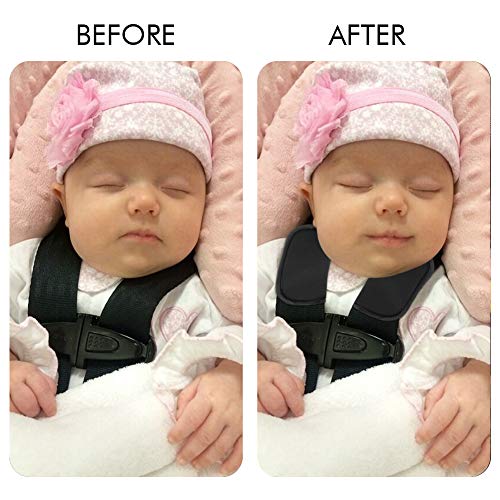Accmor Car Seat Straps Shoulder Pads for Baby Kids, Car Seat Strap Covers, Soft Seat Belt Covers for All Baby Car Seats, Pushchair, Stroller