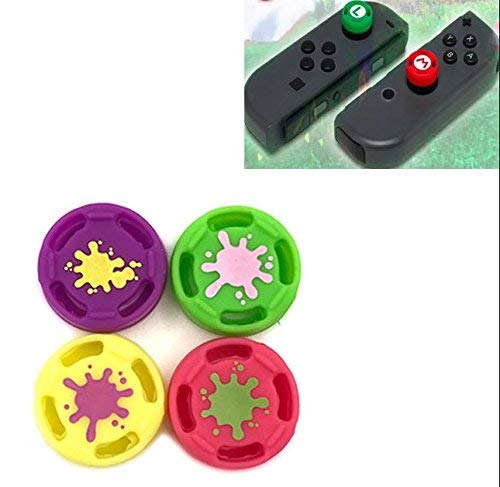 4Pcs Silicone Joystick Thumb Stick Grip Cover Case Cap for Nintendo Switch NS NX Joy-Con