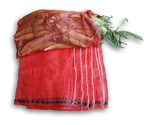 8 Large Mesh Produce Bags, 32 Inches X 18 Inches, Holds up to 35 lbs (8 Bags)