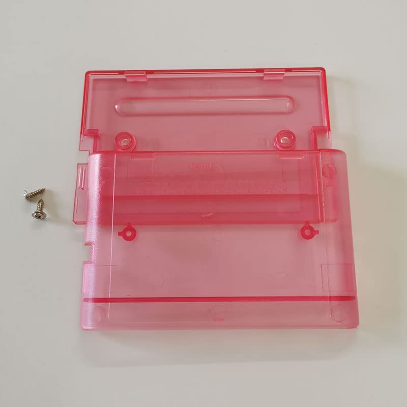 10/pcs Replacement Game Card Shell for Sega Game Cartridge Cover Plastic Case Clear Red