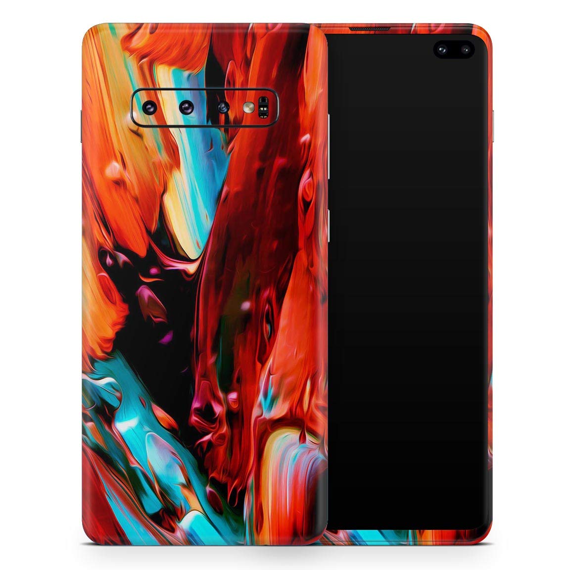 DesignSkinz Blurred Abstract Flow V1 Protective Vinyl Decal Wrap Skin Cover Compatible with The Samsung Galaxy S20 (Screen Trim & Back Glass Skin)