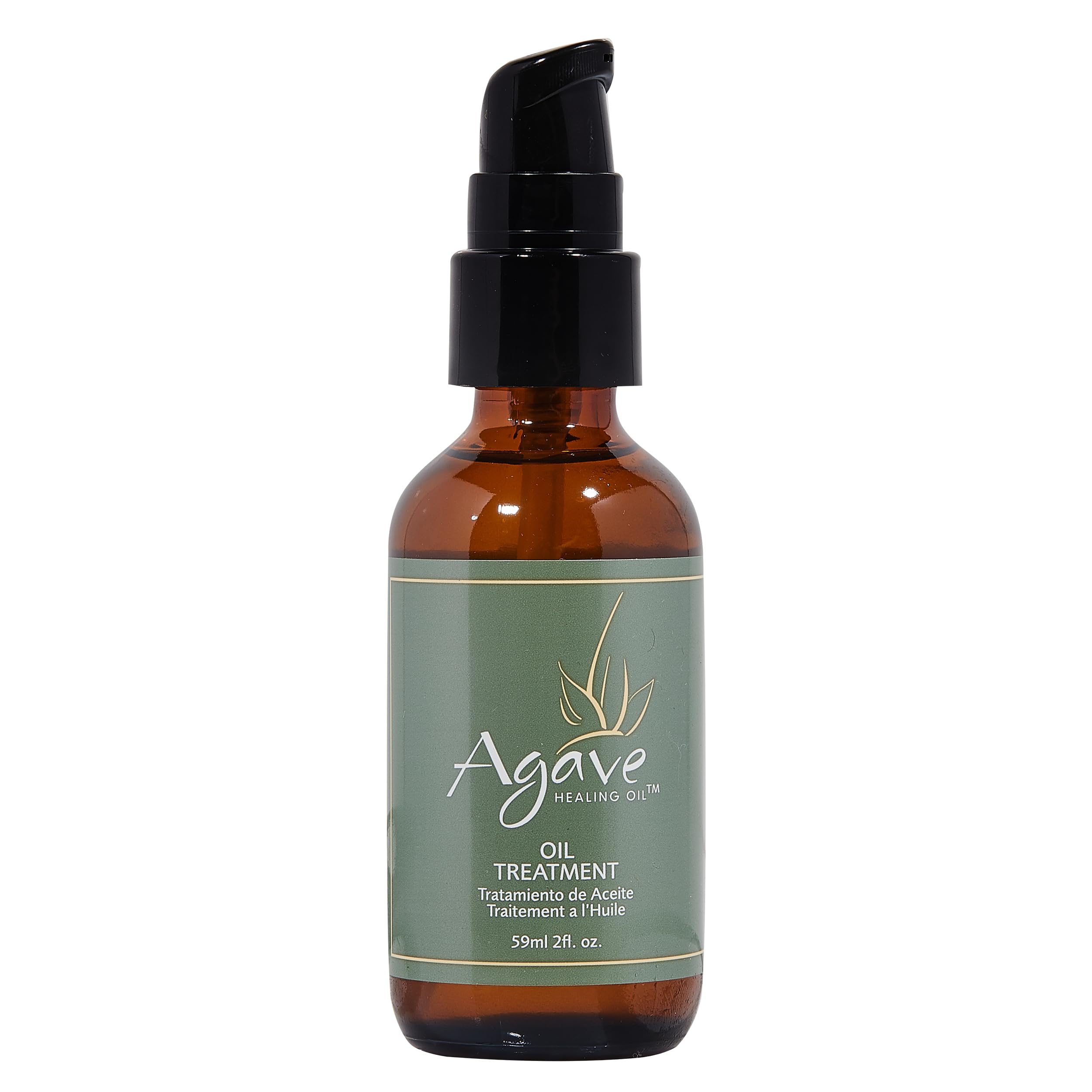 Agave Healing Oil Treatment, Lightweight Rejuvenating Hair Oil for All Hair Types With Natural Agave Extract, Paraben & Sulfate-Free, 2 Fl Oz
