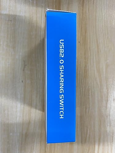 SinLoon Printer Splitter,USB Printer Sharing Switch4 Ports,4 PCs Share 1 USB Device,High Speed Sharing Switcher Printer Scanner External(1 to 4)