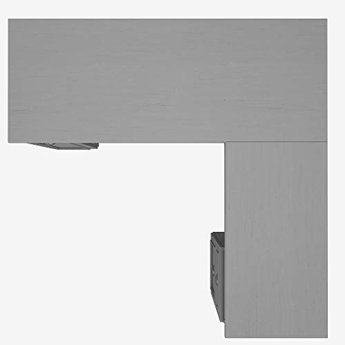 Bush Furniture Fairview L Desk, 60W, Cape Cod Gray