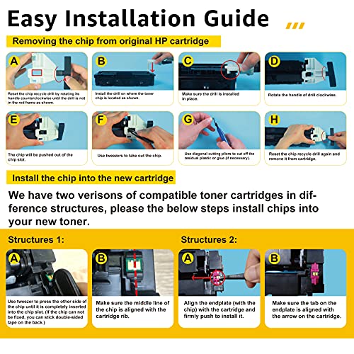 CMYBabee Compatible Toner Cartridge Replacement for HP 414A 414X W2020X for Color Laserjet Pro MFP M479fdw M479fdn M454dw M454dn M454 M479 Printer Ink No Chip (Black Cyan Magenta Yellow)