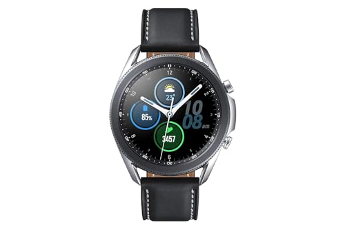 Samsung Galaxy Watch3 R840 Smartwatch (45mm Stainless Steel) International Version - Mystic Silver