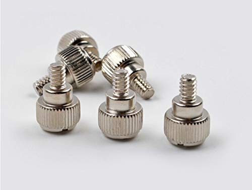 20PCS 6#32x5 Length 14mm DIY for Computer PC Case Screws Round Thumb Screws for M3.5 Coarse Desktop for Computers Usage Screws SCRW-018821