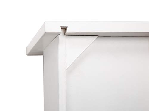 AFI Westbrook Staircase Bunk Twin Over Twin with Turbo Charger and Urban Bed Drawers in White