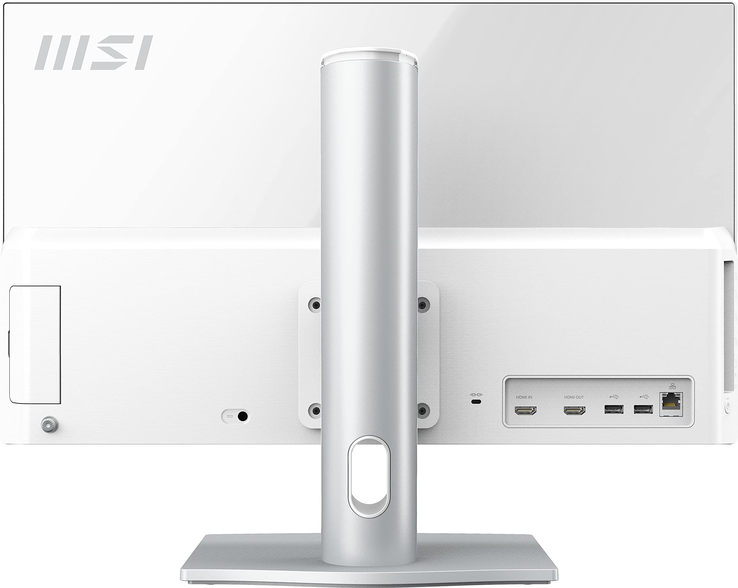 MSI Modern AM242TP AIO Desktop, 23.8" FHD Touchscreen, Intel Core i5-1135G7, 8GB Memory, 256GB SSD, WiFi 6, BT 5.1, FHD Webcam, White, Windows 10 Home (11M-484US)