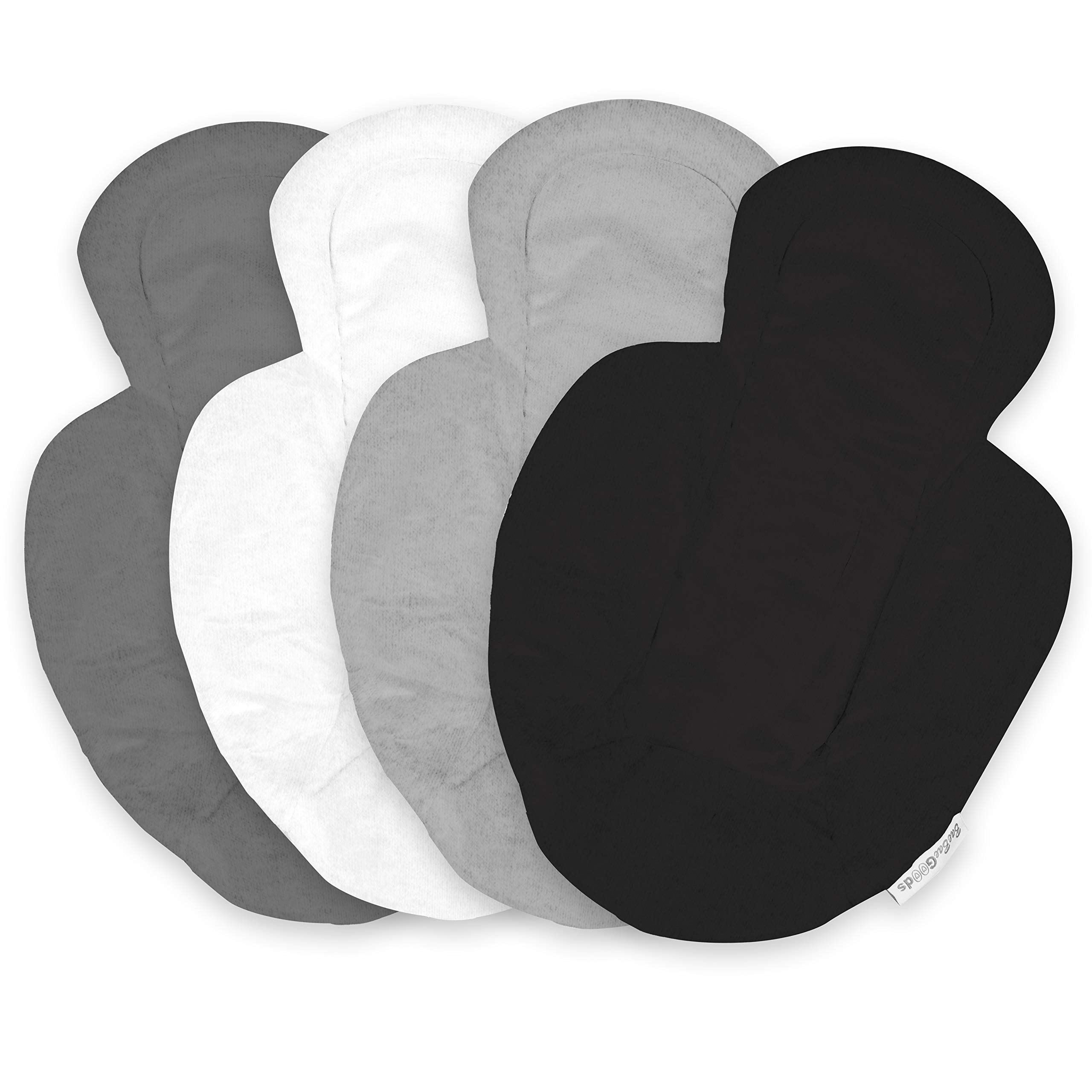 Infant Insert Compatible with 4Moms Mamaroo & Rockaroo – Car Seat Insert 2 Pack – Reversible Infant Car Seat Insert – Rockaroo & Mamaroo Newborn Insert – Soft Plush Minky Car Seat Head Support Insert