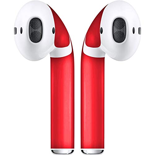 AirPod Skins Protective Wraps - Stylish Covers for Protection & Customization, Compatible with Apple AirPods (Red)
