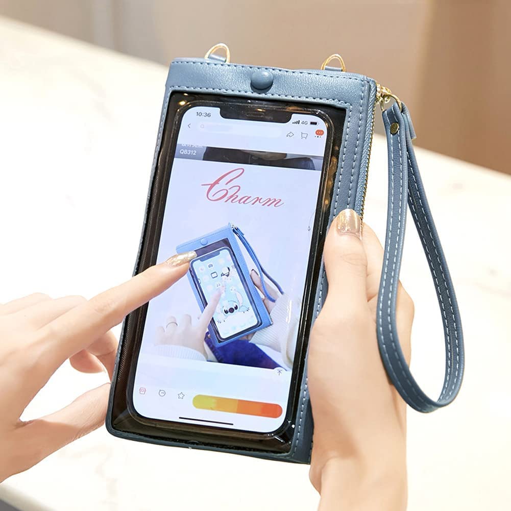 Aeeque Crossbody Cell Phone Purse Bag for Women, Black