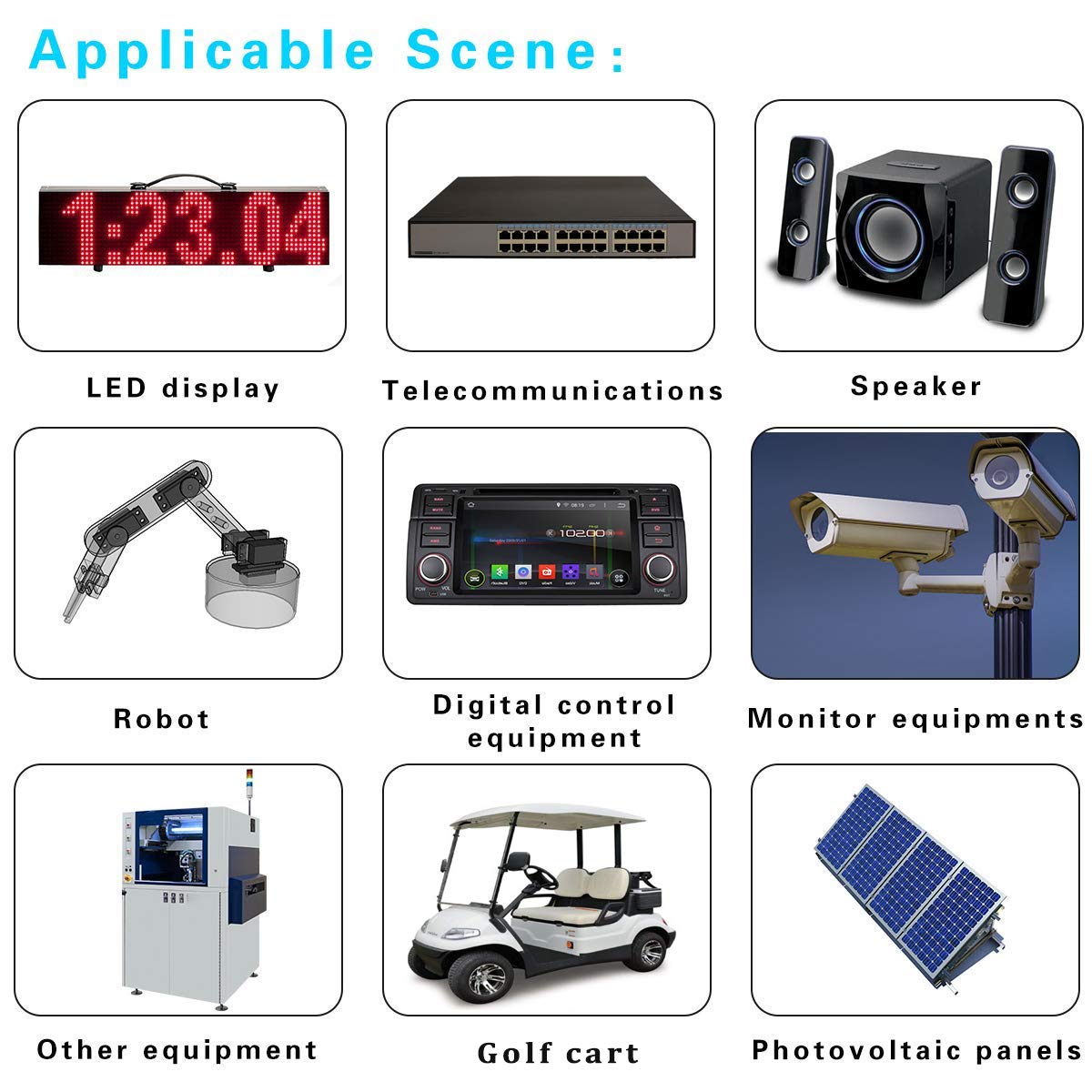 Golf CART Voltage Reducer Automatic Buck Boost Converter DC 8V-40V to 13.8V 10A Step Down Up Regulator Waterproof Module Transformer
