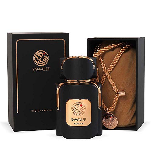 Swiss Arabian FANNAN, Eau de Parfum 80 mL from the SAWALEF Boutique Range | Unisex Mossy Woods Niche Release | Long Lasting with Intense Sillage | Cologne for Men and Perfume for Women Oud