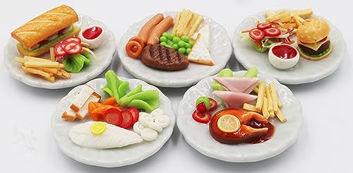 5 Mix Dollhouse Miniatures Food,Tiny Food,Dollhouse Miniatures