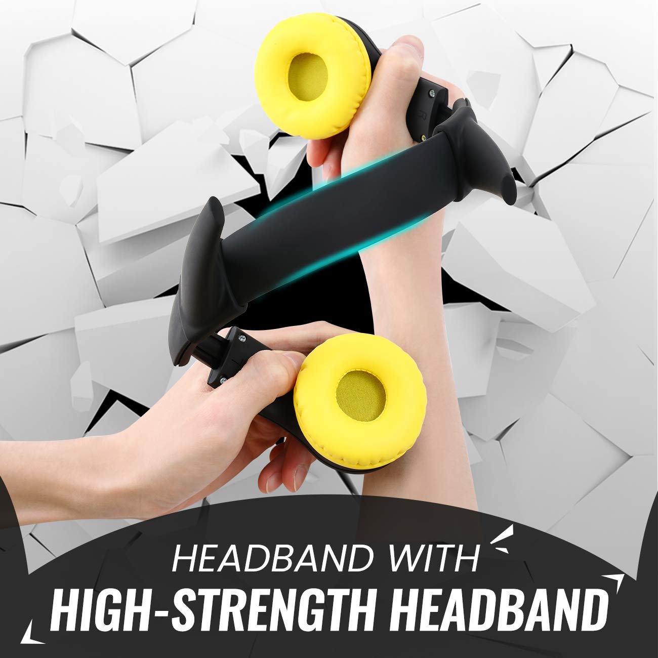 Little Helpers Kids Headphones with VoliBat Ears, Wired Over-Ear Headphones with Music Sharing Function,85dB Volume Limited Hearing Protection,Safe Food Grade Material,3.5mm Jack Headset for Children