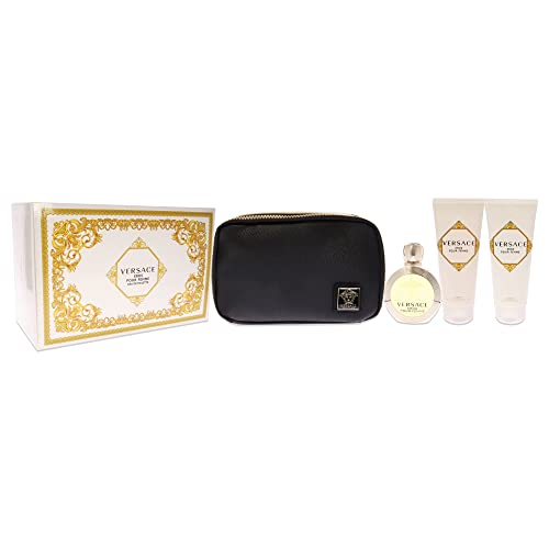 Versace Versace Bright Crystal Women 1oz EDT Spray, 1.7oz Body Lotion 2 Pc Gift Set