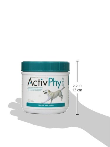 ACTIVPHY Hip + Joint Supplement with Glucosamine, MSM, and Blue Green Algae Extract, Vet Formulated, Anti-Inflammatory, Arthritis Relief, & Antioxidants, Made in USA, For Dogs, 75 ct