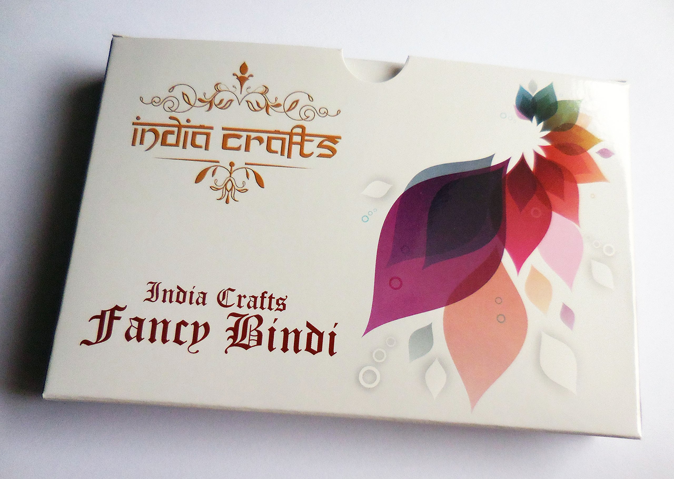 12 Combo Bindi Packs All in One- Multicolored Face Jewels Bindi Stickers Indian Forehead Tika