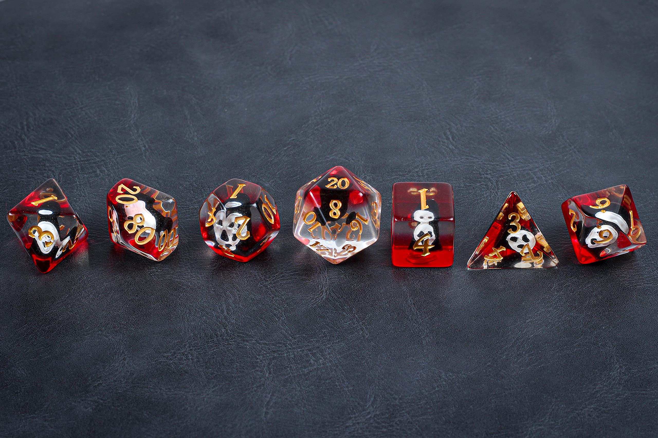 3DEGOS Horror Boogeyman of Evil DND Dice Set for Dungeons and Dragons Gifts, D&D, D and D, Pathfinder, Accessories, D20, Polyhedral, Resin Dice, Metal, Dice Tray, Tower, Bag, Box