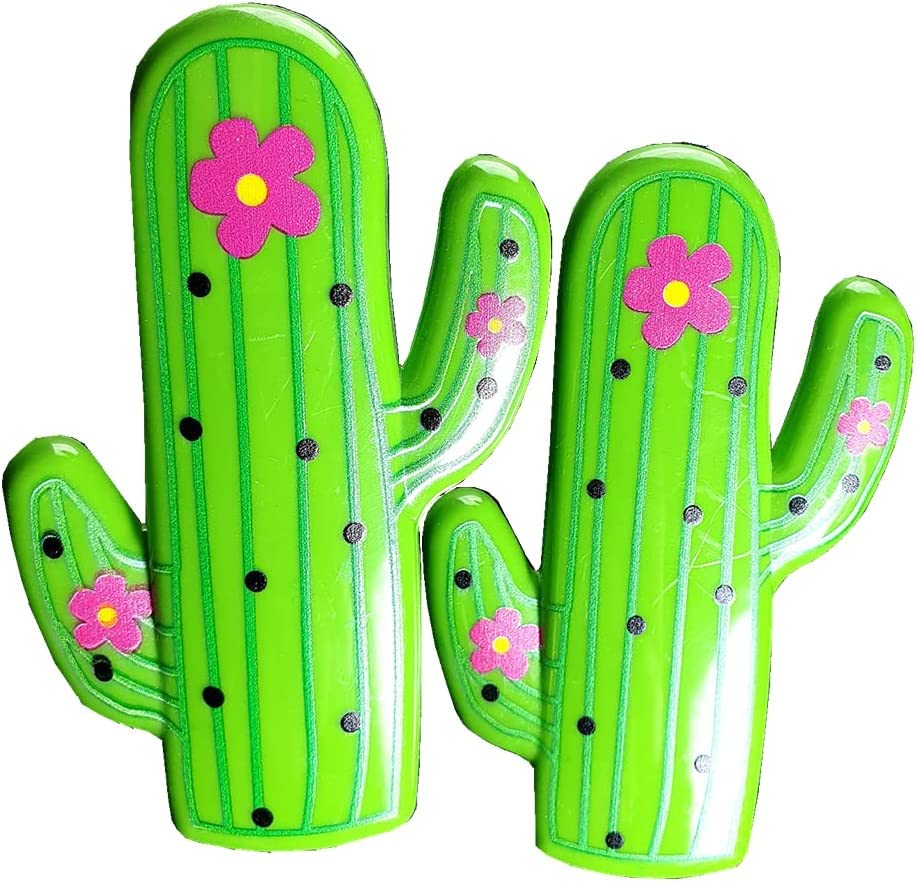 3 Set (6 Ct) Coconut, Pineapple, Cactus Beach Towel Clips Jumbo Size for Beach Chair, Cruise Beach Patio, Pool Accessories, Household Snacks Clip, Baby Stroller Clips by C&H Solutions