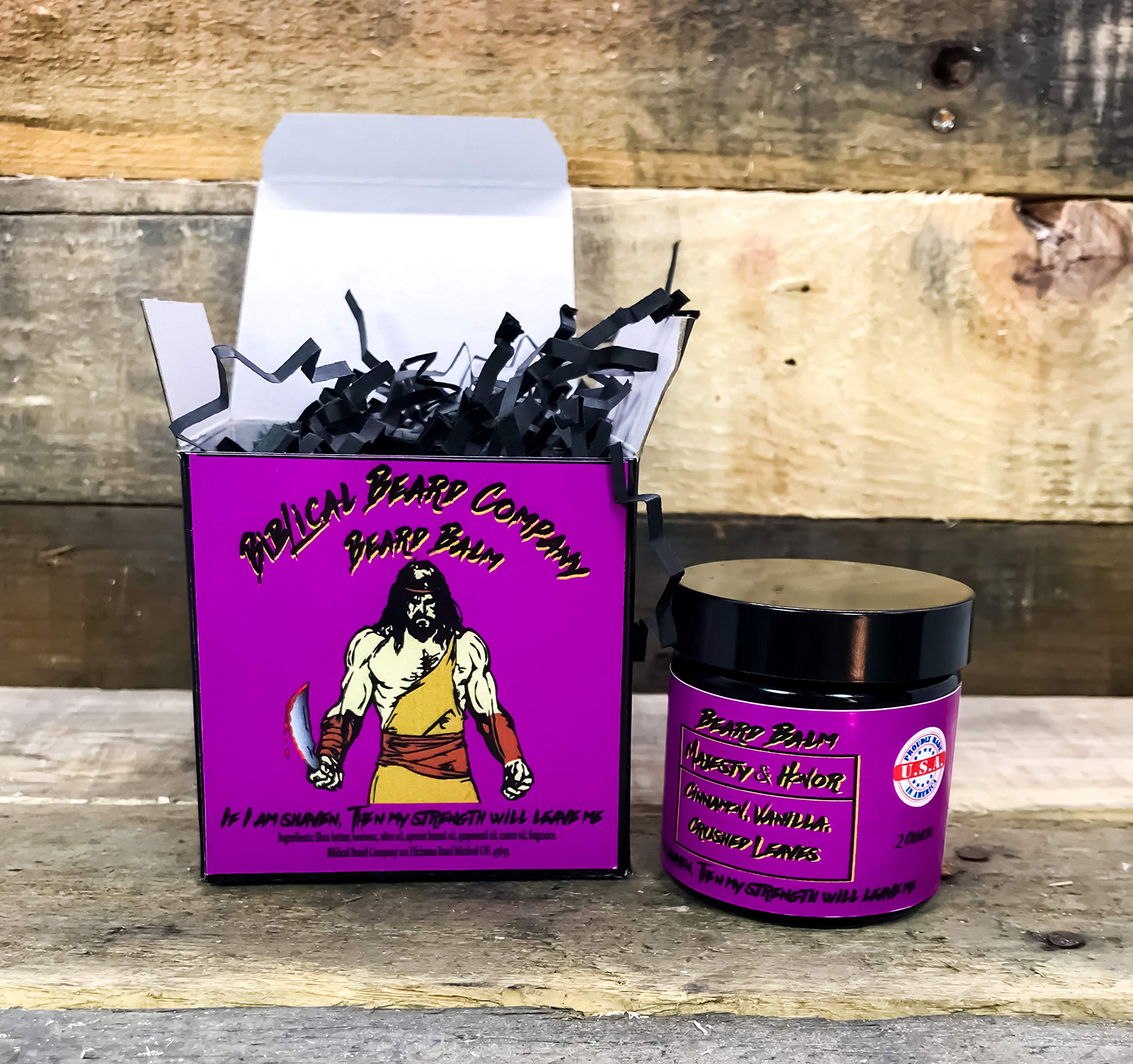 Biblical Beard Company - Beard Balm - Made in USA (Majesty & Honor)