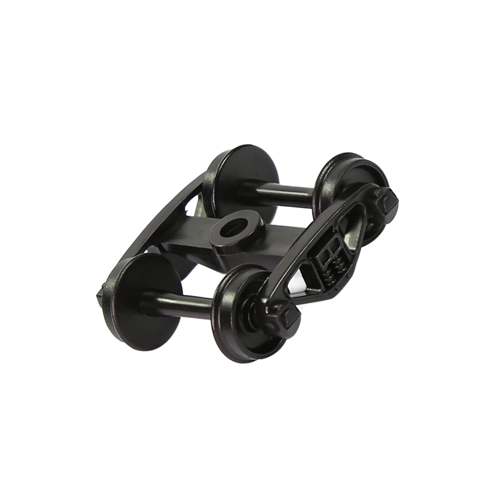 12pcs Model Train Bogie with Plastic Wheels 1:87 HO Scale 33" Model Railway Accessories (Style B)