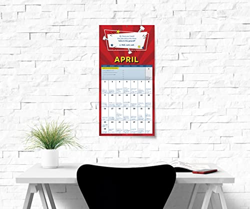 2023 Dad Jokes Wall Calendar: 365 Days of Punbelievable Jokes (A Monthly Calendar & White Elephant Gag Gift for Him or Her)