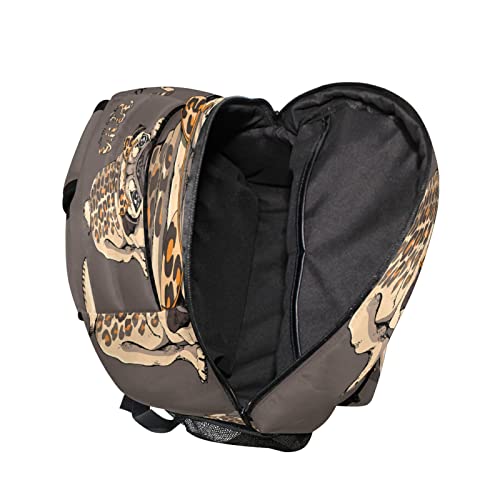 ALAZA Pug Dog Leopard Skin Spots Travel Laptop Backpack Business Daypack Fit 15.6 Inch Laptops for Women Men