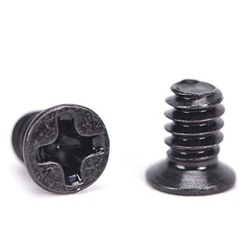 Screw 100PCS 3.5" Hard Drive Tray Computer Chassis Hard Disk Black Screw Computer Chassis Hard Disk Screw for PC