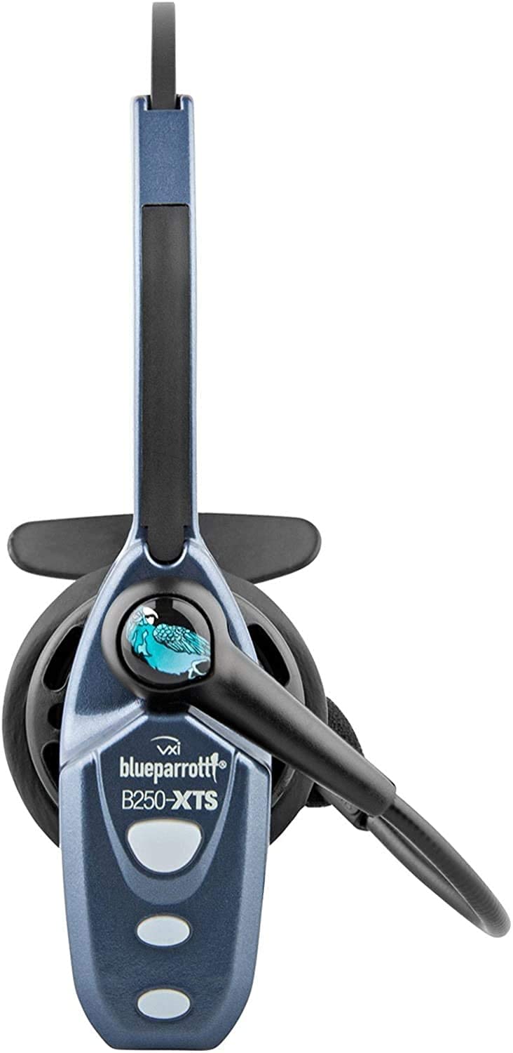 BlueParrott B250-XTS Noise Cancelling Wireless Bluetooth Headset with 20 Hours of Talk Time and iSave Protective Carrying Case (Renewed)