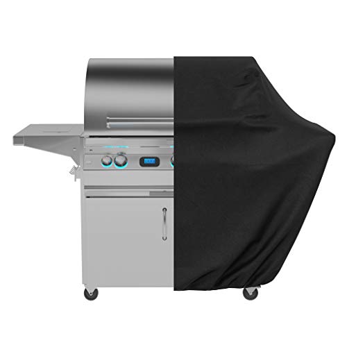 Amazon Basics Gas Grill Barbecue Cover, 54 inch / S, Black