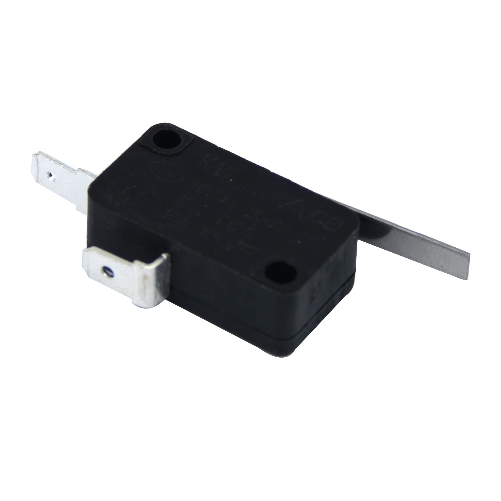 2 Packs SZM-V01-2FA-33 Refrigerator Dispenser Switch Compatible with LG Refrigerator 6600JB3001C 6600JB3001E PS3529276 PS8259956 WR23X10171 WR23X10224,Terminal Width 3/16'' (Normally Open) -Black