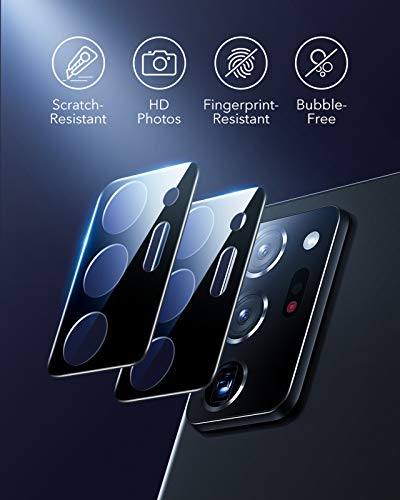 ESR Camera Lens Protector Compatible with Samsung Galaxy Note 20 Ultra [Scratch-Resistant] [Fingerprint-Resistant] [Ultra-Thin] Tempered Glass Camera Protector for Galaxy Note 20 Ultra, 2-Pack