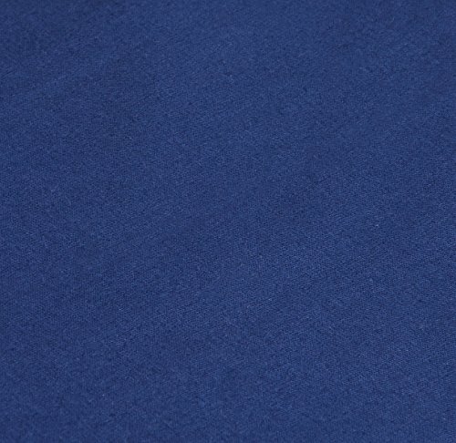 AmazonBasics everyday 100% cotton Fitted Sheet, True Navy 90 x 190 x 30 cm