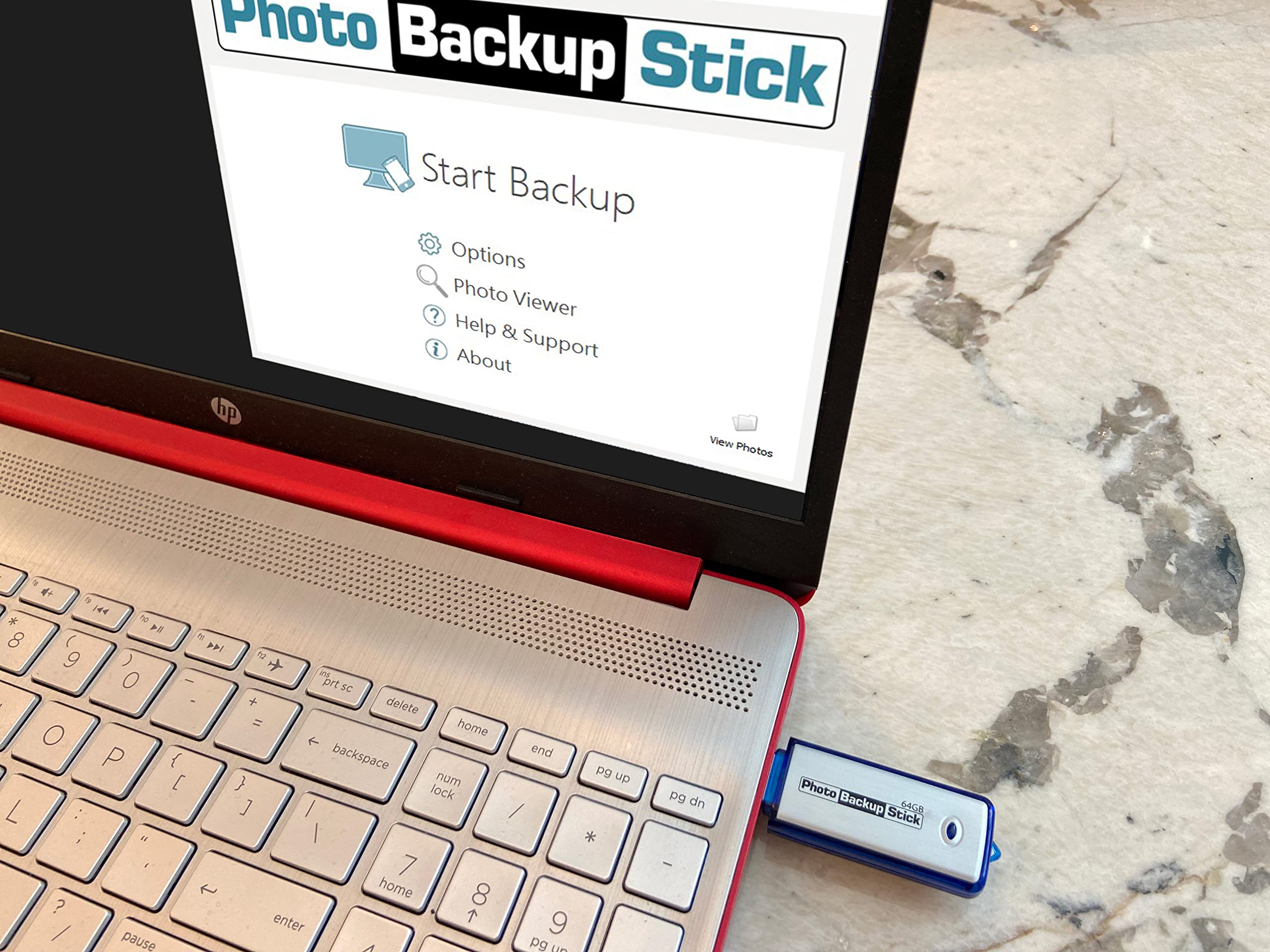 Photo Backup Stick for Computers - Picture and Video Back Up USB 3.0 Tool for PC and Mac (16GB)