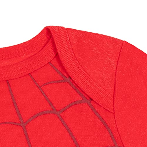 Marvel Avengers Spider-Man Newborn Baby Boys Cosplay Sleeper Gown and Hat 0-6 Months