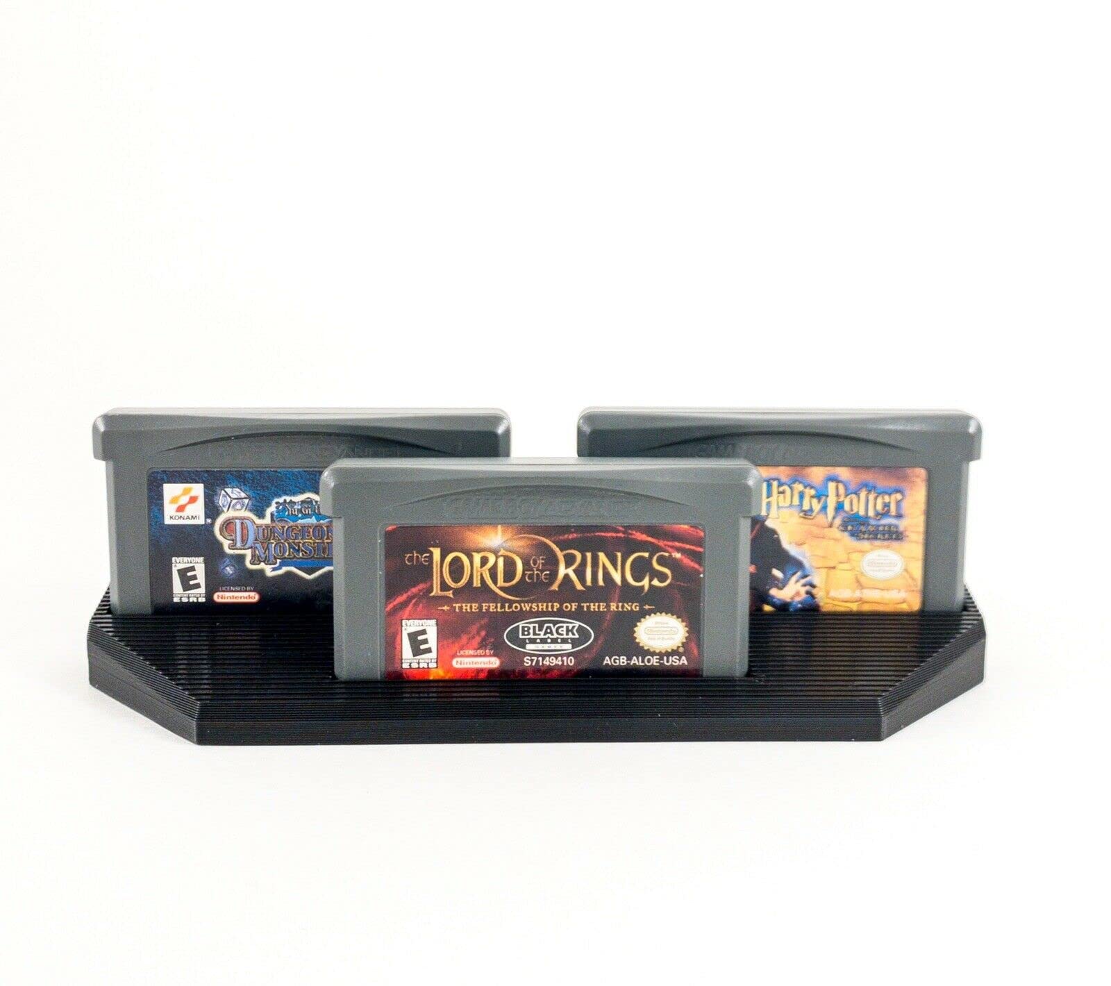 3 PACK - 3 Game Cartridge Display for Game Boy - GB GBC GBA - Fits All Nintendo GameBoys