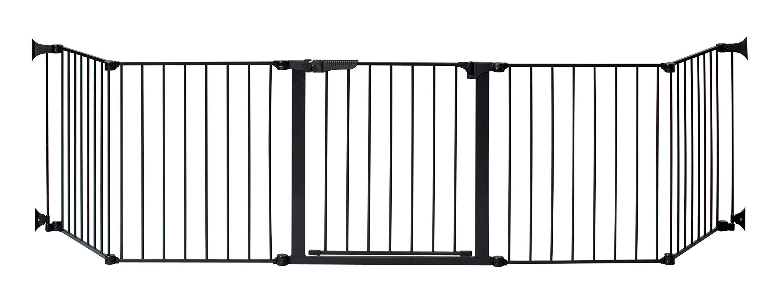 KidCo G6600 Hearth Gate Black Bundle Fits 152” (2) Items (1) G3111 and (1) G4311