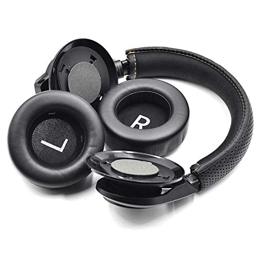 defean DIY RIG600 Ear Pads Replacement Potein Leather Memory Foam Cushion Pillow Parts Cover Compatible with Plantronics RIG 600 Gaming Headset