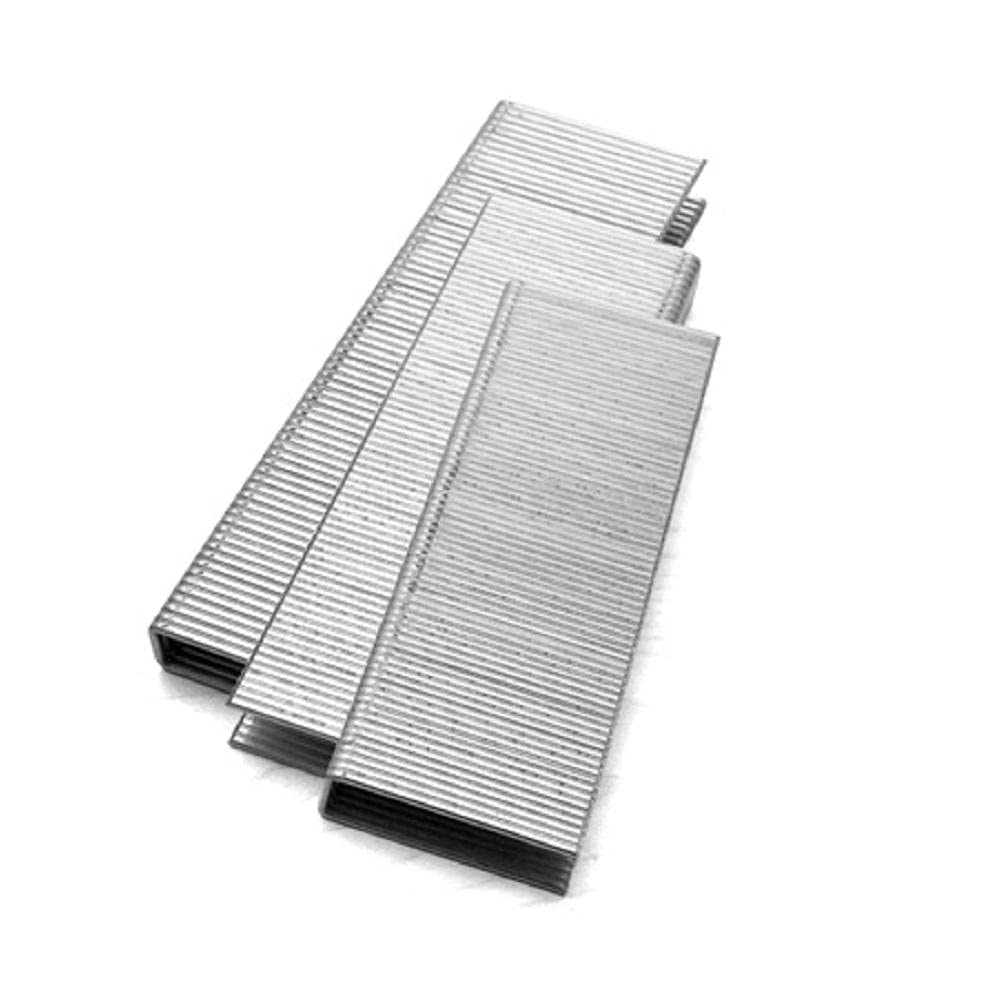 7/16-Inch 16-Gauge Galvanized Crown Senco Style Staples, 10000-Count, 1-1/2-Inch Leg