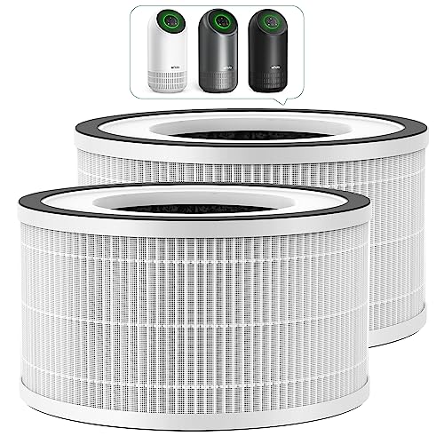 Afloia HEPA Air Purifiers for Home Large Room Up to 880 Ft², H13 True HEPA Filter Air Cleaner for Home with 2 Pack Air Filter