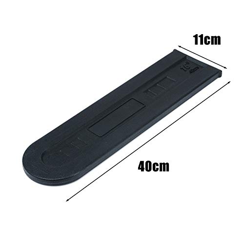 14-16inch Chainsaw Bar Cover, Durable Plastic Universal Protect Scabbard Safety Guard for Chain Saws, Black
