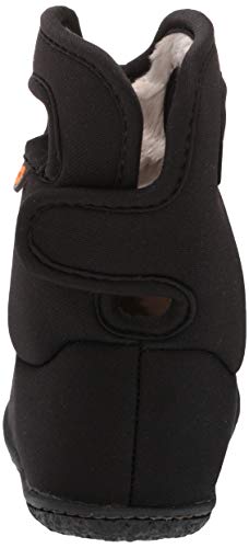 Bogs Baby Rain Boot, Black/Black, 6 US Unisex Infant